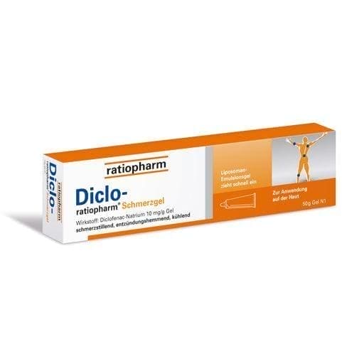 Deep relief joint pain gel, muscle pain relief gel, DICLO-RATIOPHARM UK ...