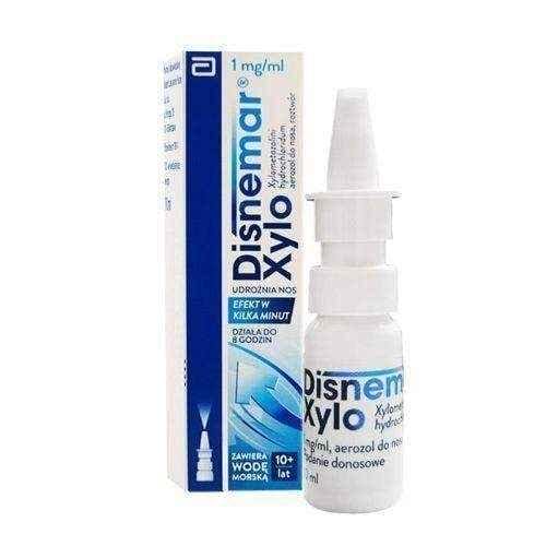 DISNEMAR XYLO 1mg / ml nasal spray 10ml, 10 years+, runny nose cure ...
