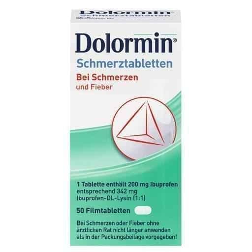 DOLORMIN film-coated tablets 50 pc headache phase in migraines – ELIVERA UK