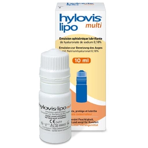Dry eyes, dry eye, HYLOVIS lipo multi eye drops – ELIVERA UK