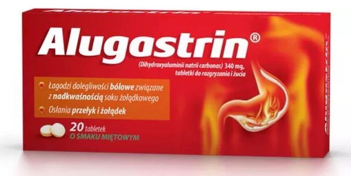 Duodenal ulcer, ALUGASTRIN, digestive tract mucosa, hyperacidity ...