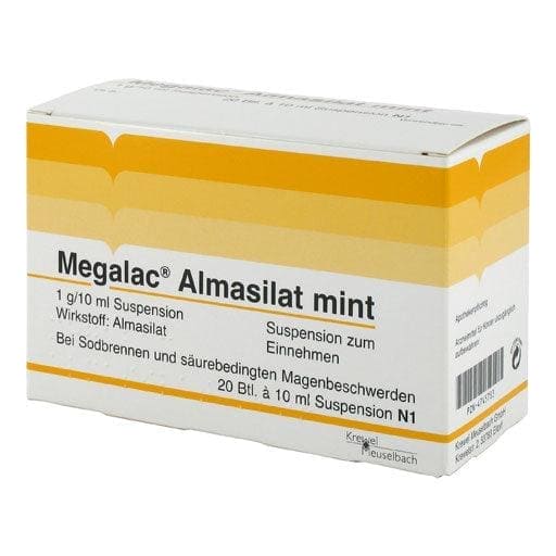 Duodenal ulcers, - heartburn, MEGALAC Almasilate Mint Suspension UK ...