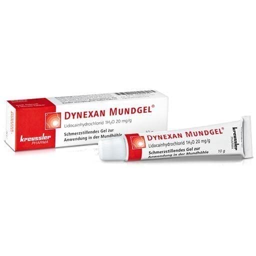 DYNEXAN oral gel 10 g Lidocaine hydrochloride UK – ELIVERA UK