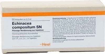 ECHINACEA COMPOSITUM injection 50 pc meningitis, anthrax, carbuncle UK ...