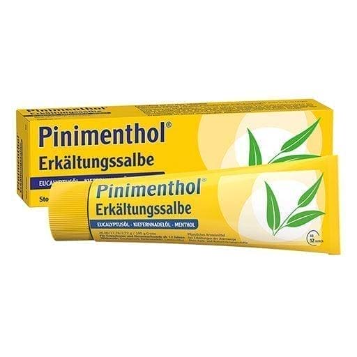 Eucalyptus, pine needle oil, menthol, PINIMENTHOL cold ointment ...