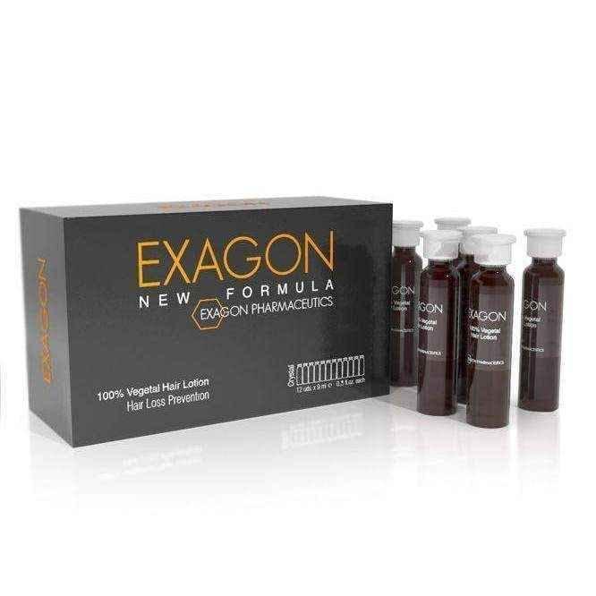 Exagon 9ml x 12 ampoules, stop hair loss UK – ELIVERA UK