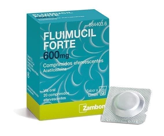 Fluimucil Forte 600 mg 10 effervescent tablets – ELIVERA UK