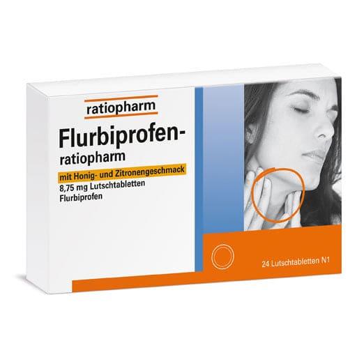 FLURBIPROFEN, flurbiprofene 8.75mg, honey, lemon extract lozenges UK ...