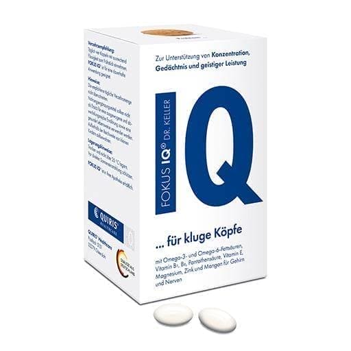 FOCUS IQ Dr.Keller capsules 120 pcs Memory & Concentration UK – ELIVERA UK