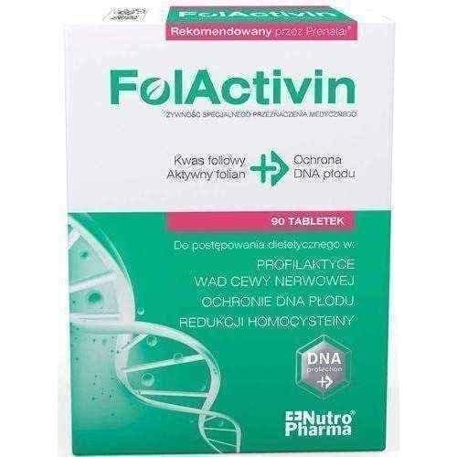 FolActivin x 90 tablets, folic acid UK – ELIVERA UK