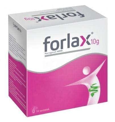FORLAX x 10 sachets, constipation remedies, macrogol 4000 UK – ELIVERA UK