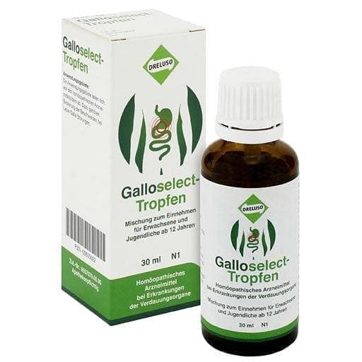 GALLOSELECT, gallbladder, liver disorders drops – ELIVERA UK
