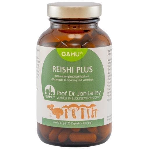 Ganoderma lucidium, vitamins, REISHI PLUS capsules – ELIVERA UK