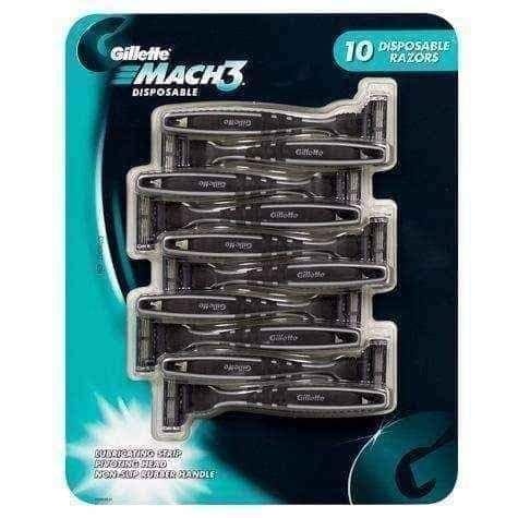 Gillette mach 3 | disposable razors | x10 UK – ELIVERA UK