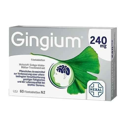 GINGIUM 240 mg film-coated tablets 60 pcs UK – ELIVERA UK