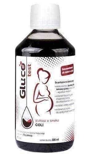 Gluco glucose test with cola flavor 300ml UK – ELIVERA UK