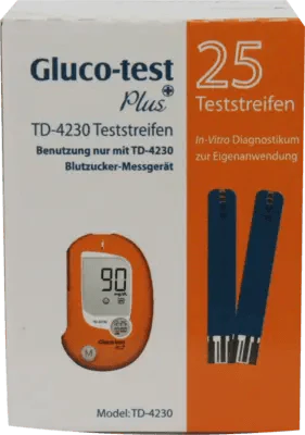 GLUCO TEST Plus blood glucose test strips UK – ELIVERA UK