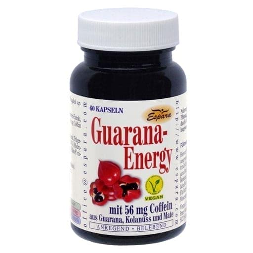 GUARANA ENERGY capsules UK – ELIVERA UK