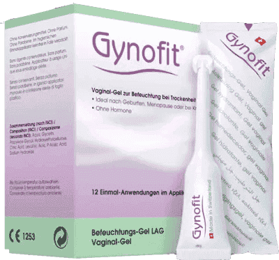 GYNOFIT Vaginal Gel for moisturizing, vaginal dryness in menopause ...