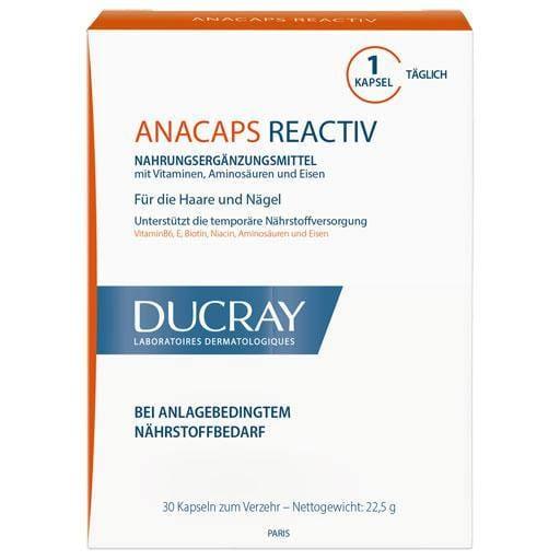 Hair loss DUCRAY anacaps REACTIV capsules UK – ELIVERA UK