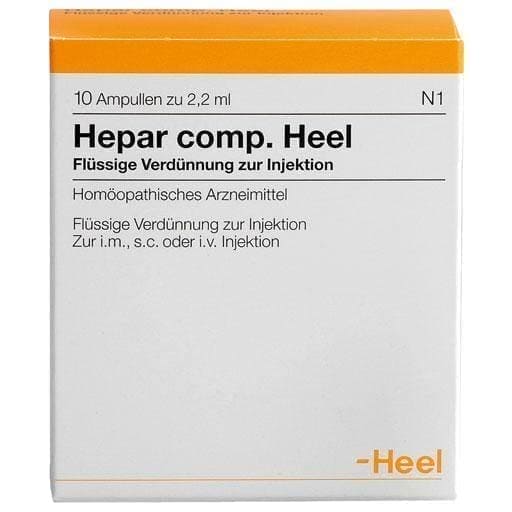 HEPAR COMP.Heel ampoules 10 pc liver detox – ELIVERA UK