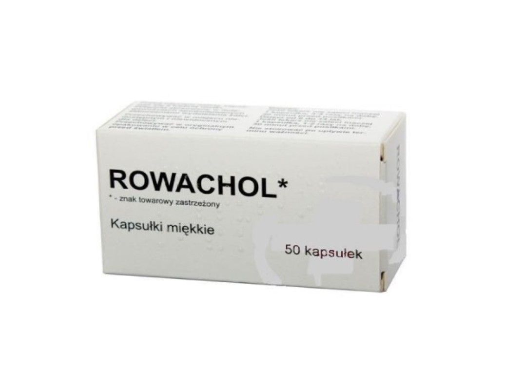 Hepatobiliary disorders caused by gallstones, Rowachol 50 capsules ...