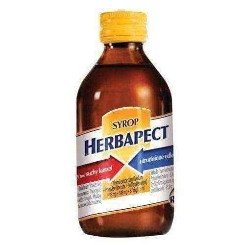 HERBAPECT syrup 150g 6 years+ asthma treatment – ELIVERA UK