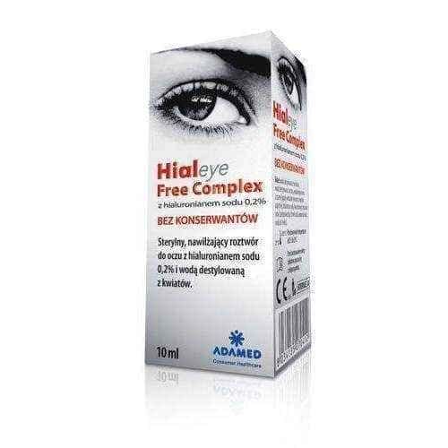 Hialeye Free Complex eye drops without preservatives 10ml, preservative ...
