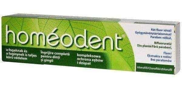 HOMEODENT Comprehensive protection of teeth and gums chlorophyll paste ...