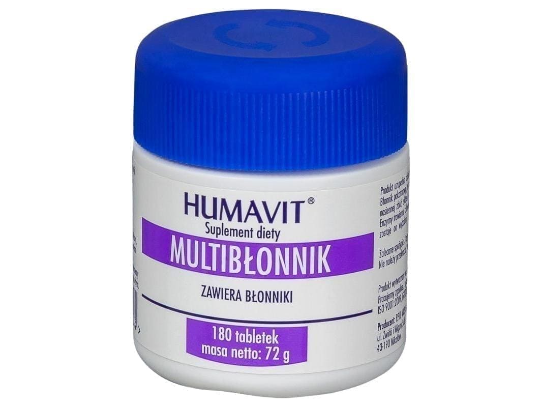 HUMAVIT Multi Fiber, multifiber, regulating bowel movement UK – ELIVERA UK