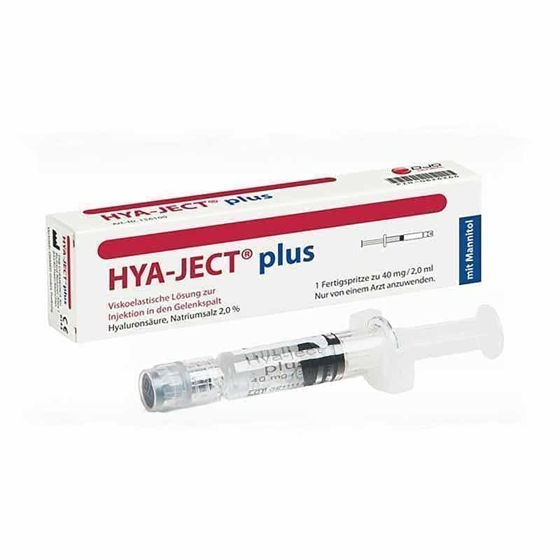 HYA JECT Plus pre-filled syringes 40mg. 1 pcs 2 ml – ELIVERA UK