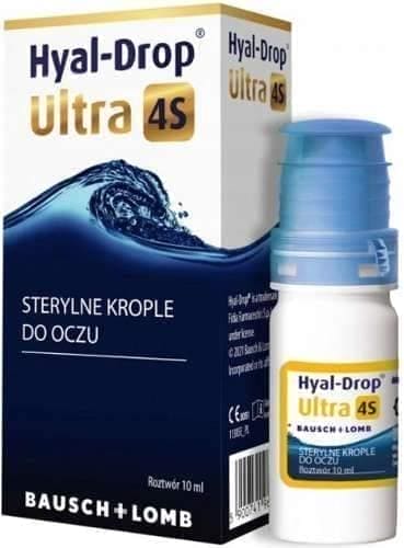Hyal-Drop Ultra 4S sodium hyaluronate eye drops – ELIVERA UK