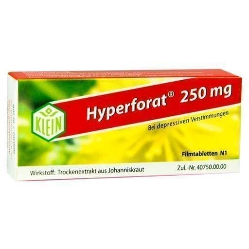 HYPERFORAT 250 mg film-coated tablets 100 pc natural mood enhancer UK ...