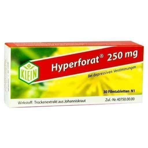 HYPERFORAT 250 mg film-coated tablets 30 pc natural mood enhancer UK ...
