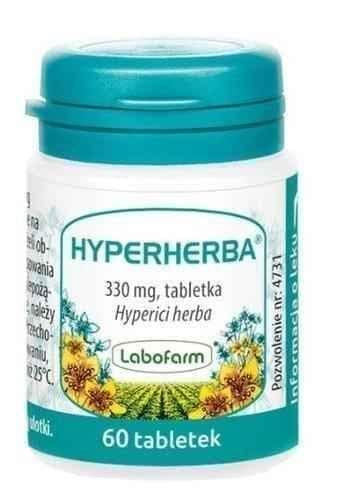 Hyperherba x 60 tablets, temporary depressive states UK – ELIVERA UK