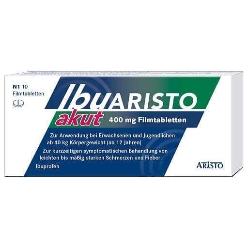 IBUARISTO acute ibuprofen 400 mg film-coated tablets UK – ELIVERA UK