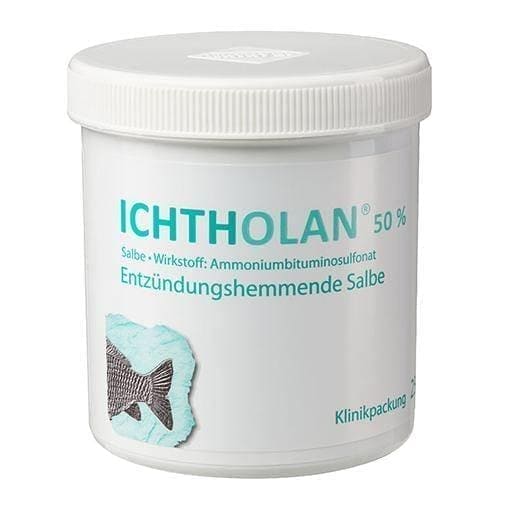 ICHTHOLAN 50% ointment 250 g osteoarthritis in knee, inflammatory skin ...
