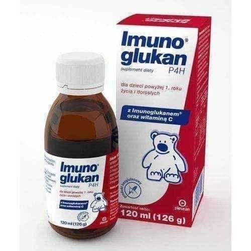 Imunoglukan P4H liquid for kids over 1 year and adult 120ml – ELIVERA UK