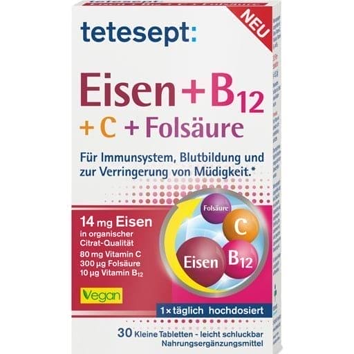 iron+B12+C+folic acid film-coated tablets UK – ELIVERA UK