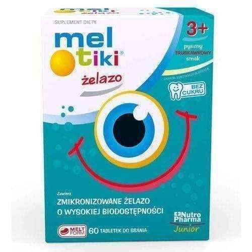 Iron tablets, Meltiki Iron x 60 lozenges UK – ELIVERA UK