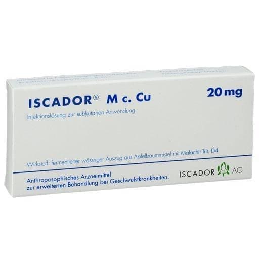 ISCADOR mistletoe extract M c.Cu 20 mg solution for injection UK ...