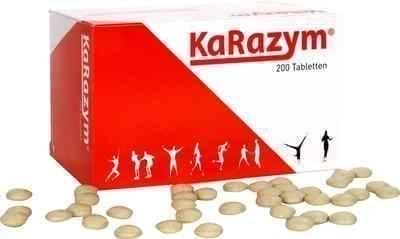 KARAZYM enteric-coated tablets 200 pc Bromelain, Papain, Pancreatin UK ...