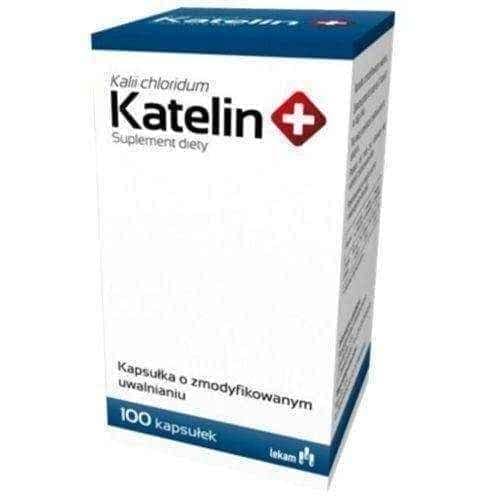 KATELIN + SR x 100 capsules, potassium chloride UK – ELIVERA UK