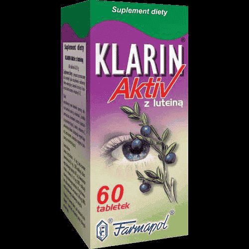 Klarin Activ x 60 tablets, vitamins for eye health – ELIVERA UK