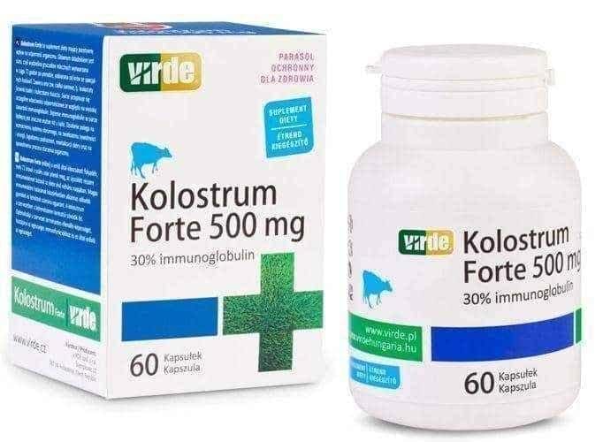 Kolostrum (Colostrum) Forte 500mg x 60 capsules UK – ELIVERA UK