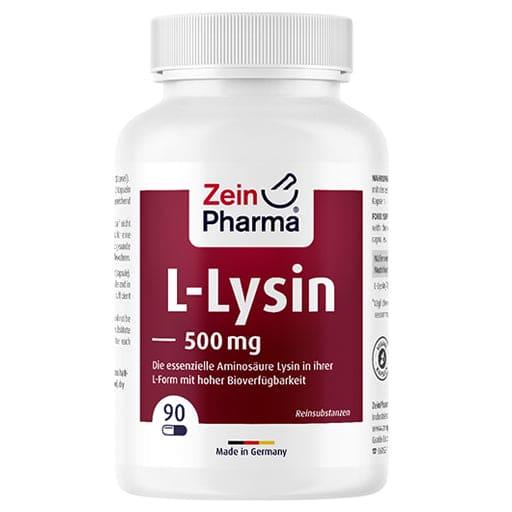 L-LYSINE 500 mg capsules UK – ELIVERA UK