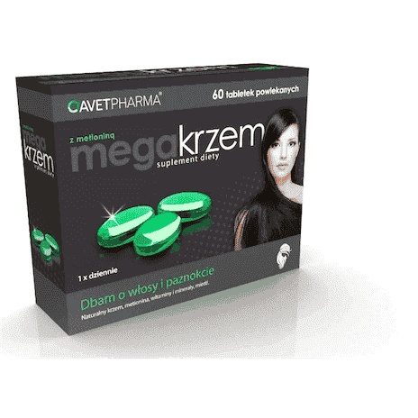 l methionine supplement, MEGA KRZEM with methionine x 60 tablets UK ...