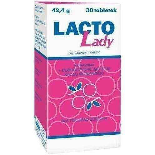 LACTO LADY x 30+30 tablets, feminine hygiene, probiotics for women UK ...