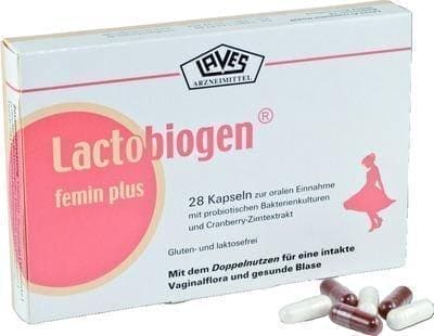 LACTOBIOGEN femin plus capsules 28 pc UK – ELIVERA UK