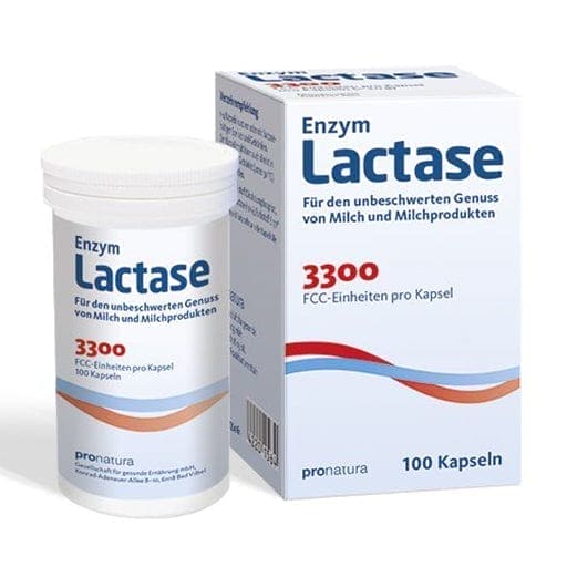 Lactose intolerance, LACTASE 3,300 FCC 200 mg capsules UK – ELIVERA UK